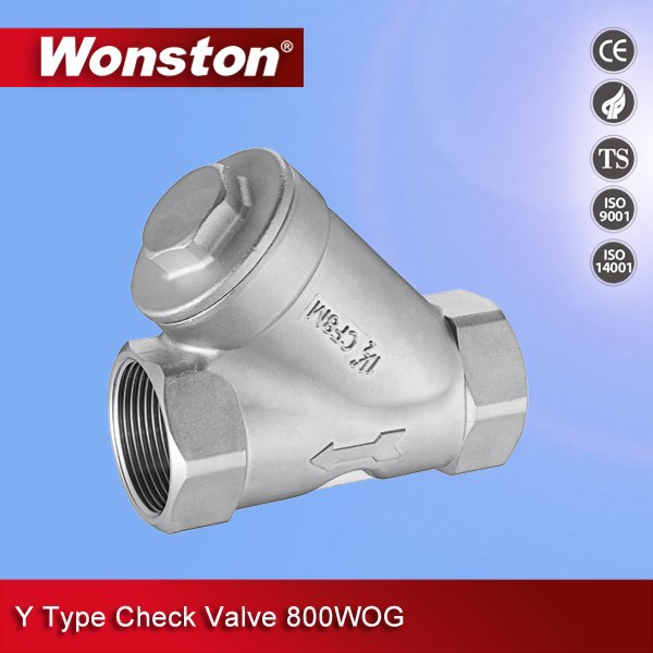 High Quality Y Type Check Valve 800WOG check valve cf8m - Equipmentimes.com